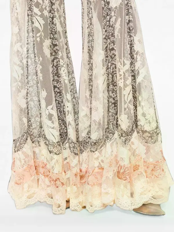 Zimmermann Paisley Print Flare Trousers