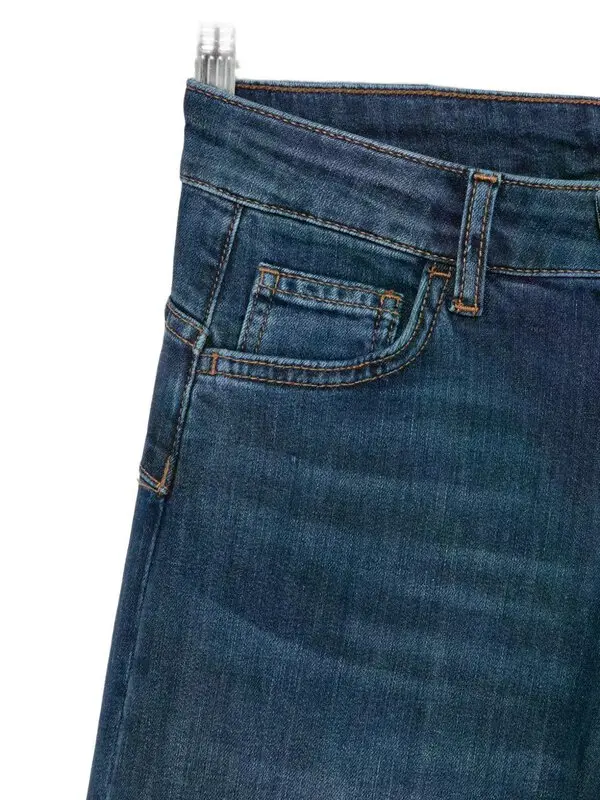 Liu Jo Faded Flared-leg Jeans