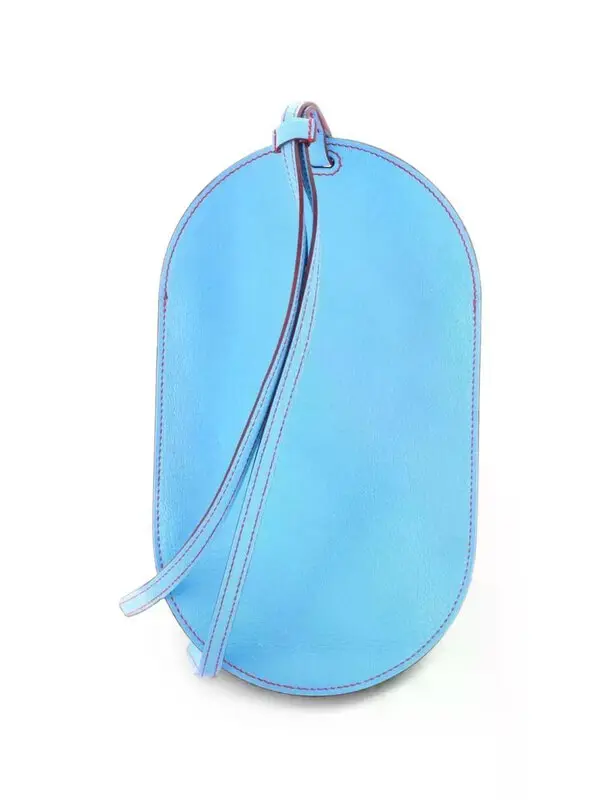 Hermès In-the-loop Phone To Go Case Leather Gm Pouch - Blue