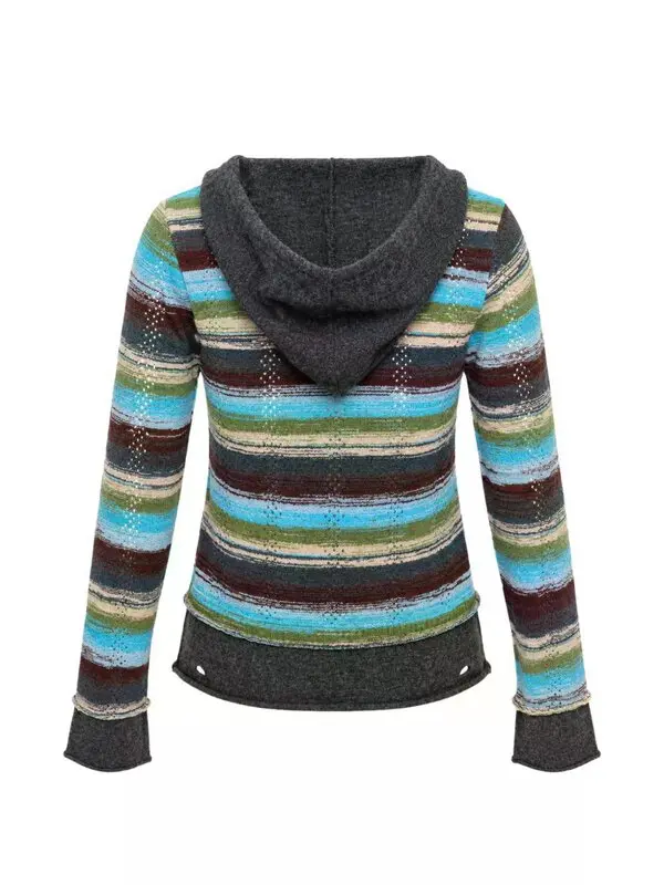 Andersson Bell Multi-stripe Layered Cardigan
