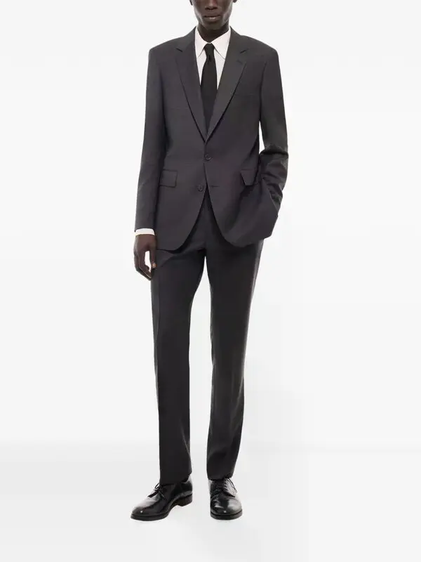 FURSAC Checked-pattern Wool Blazer