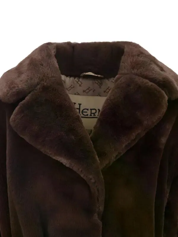 Herno Belted Faux-fur Coat