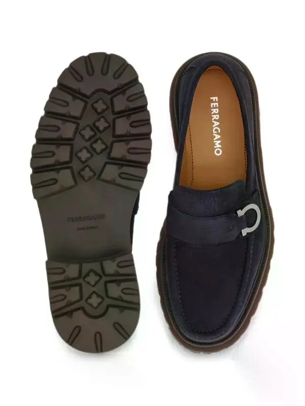 FERRAGAMO Gancini Ornament Loafers