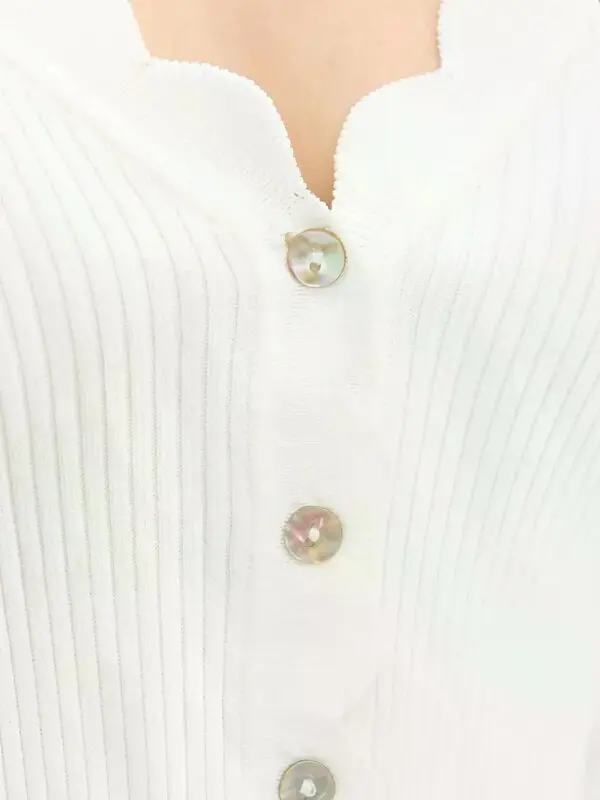 SILVIAN HEACH Scalloped Cardigan