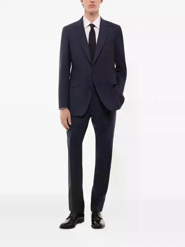 FURSAC Checked-pattern Wool Blazer
