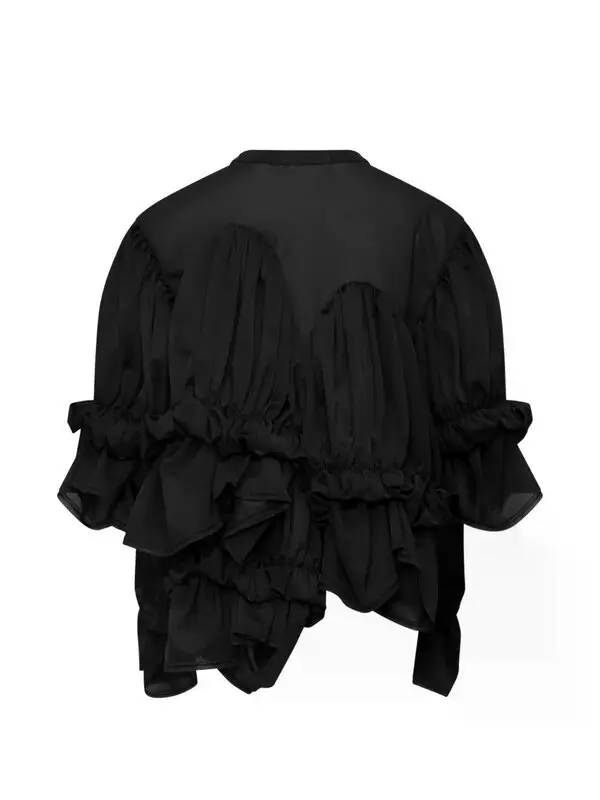 Comme Des Garçons Ruffled Layered Blouse