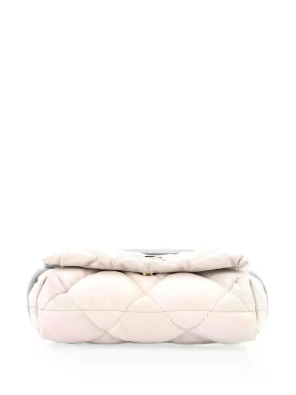 Balenciaga Touch Quilted Puffy Leather Medium Clutch Bag