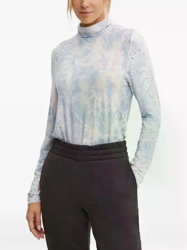 SPORTALM Paisley-print High-neck Top