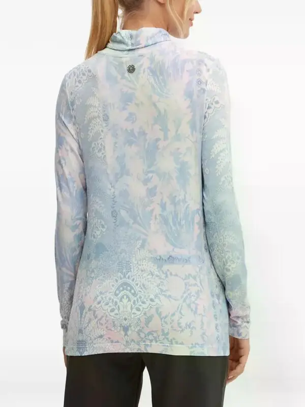 SPORTALM Paisley-print High-neck Top