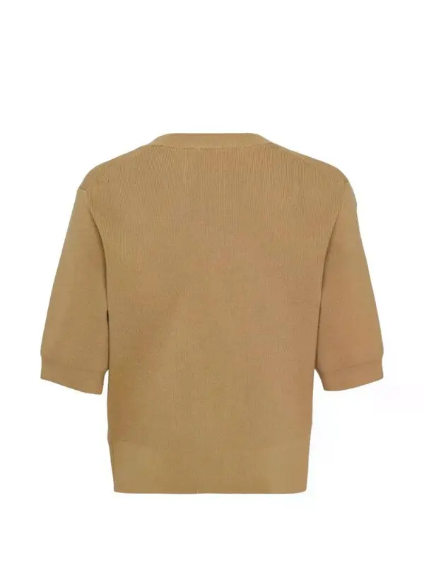 3.1 Phillip Lim Crystal-embellished Short-sleeve Sweater