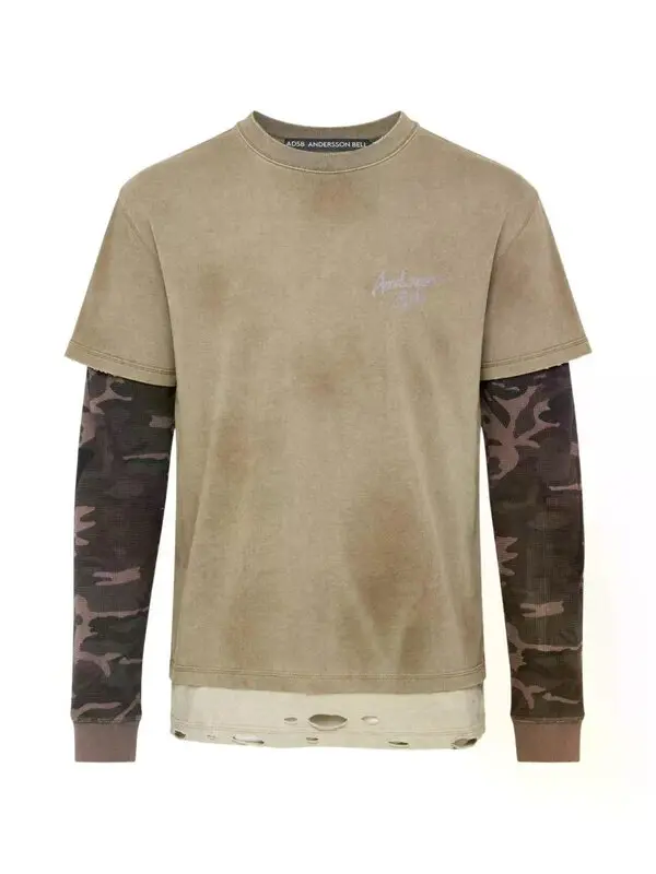 Andersson Bell Distressed Layered T-shirt