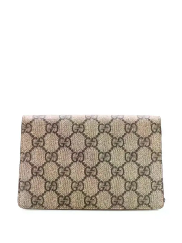 Gucci Dionysus Bag Gg Coated Canvas Super Mini Crossbody Bag