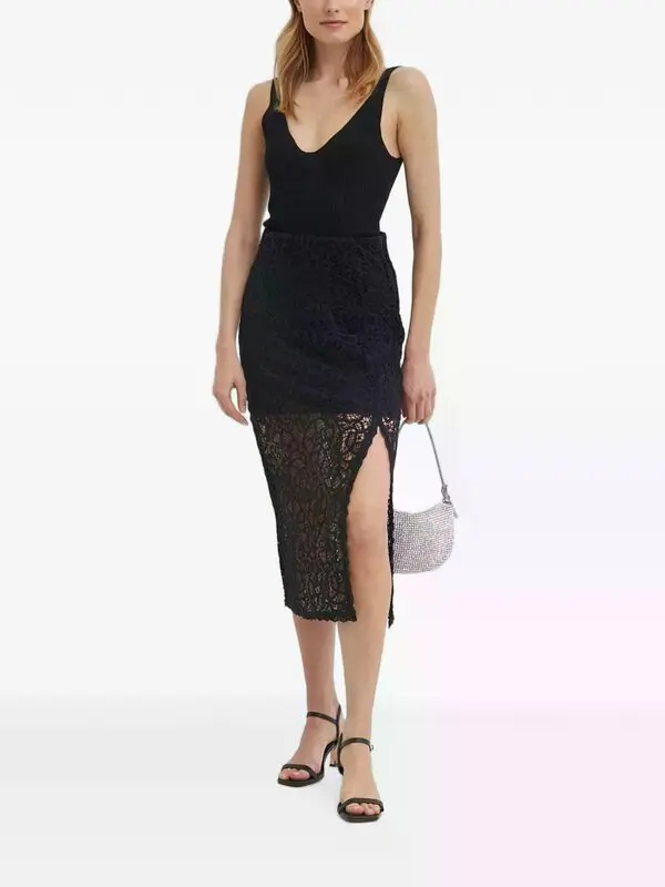 Sisley Lace Slit Skirt