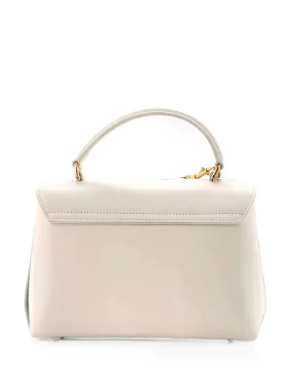 Celine Nino Top Handle Bag Leather Teen Satchel - Neutrals
