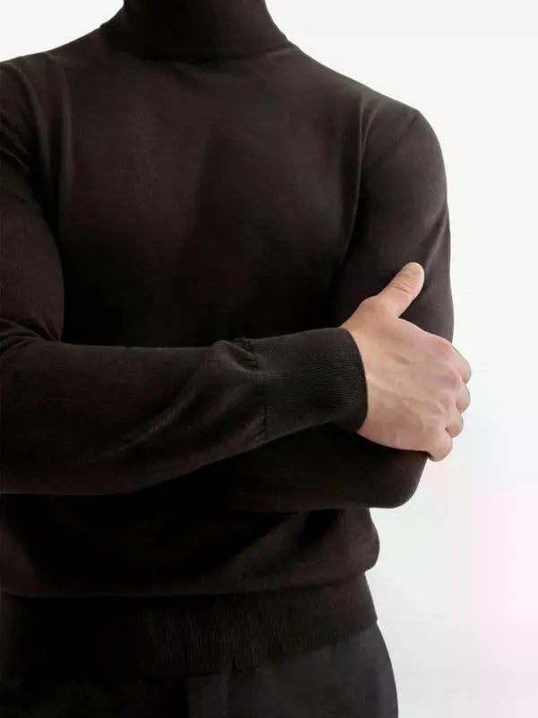 Agnona Ribbed-knit Turtleneck Sweater