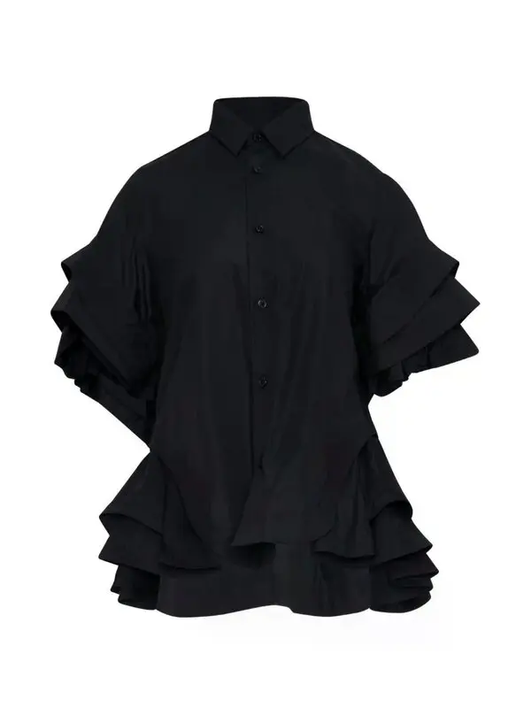 Noir Kei Ninomiya Ruffled Flared Blouse