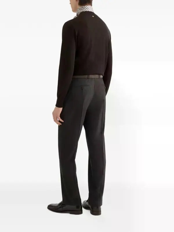 Agnona Ribbed-trim Crew-neck Sweater