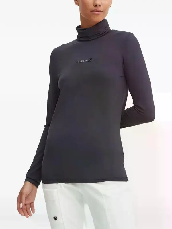 SPORTALM Logo-print High-neck Top