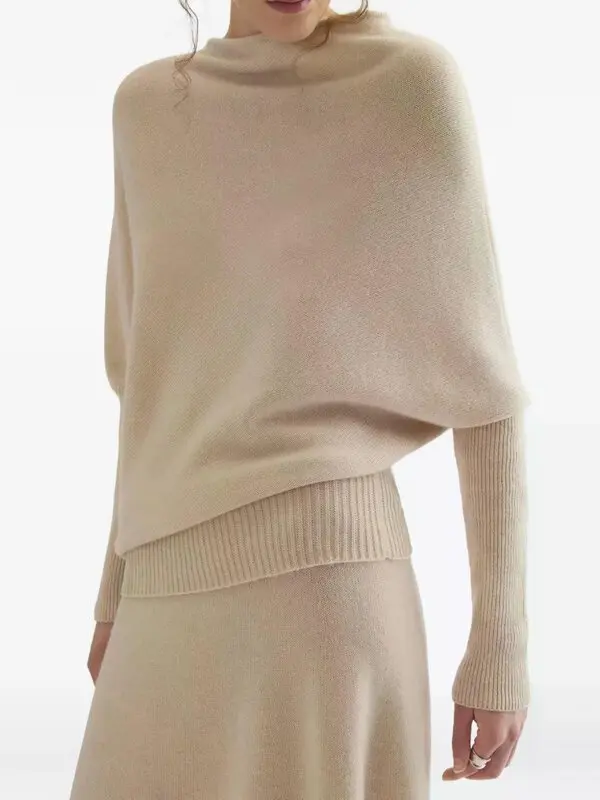 Agnona Asymmetrical Cashmere Sweater