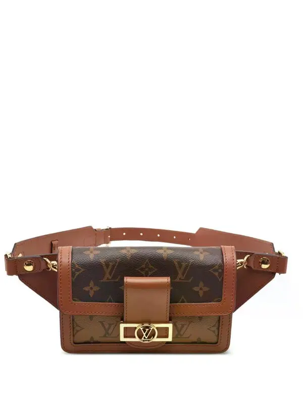 LOUIS VUITTON Dauphine Reverse Monogram Mini Bag - Brown