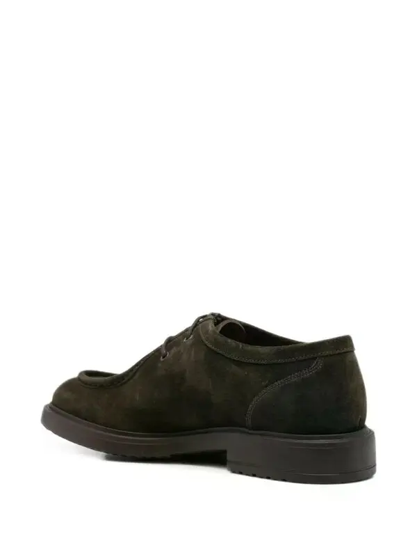 DOUCAL'S Janus Leather Derby Shoes - Green