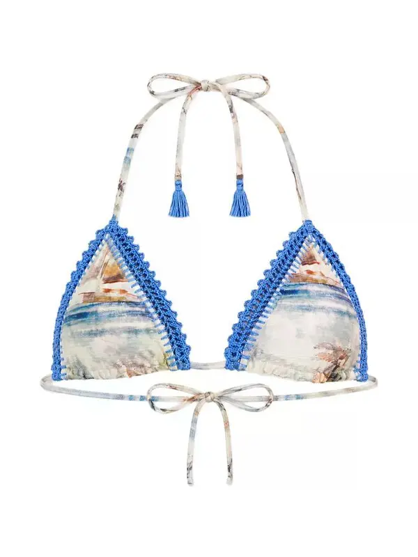 DEL MAAR Nasqa Crochet-detail Bikini Top