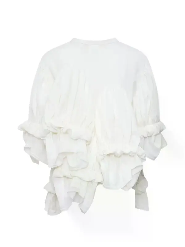 Comme Des Garçons Ruffled Layered Top