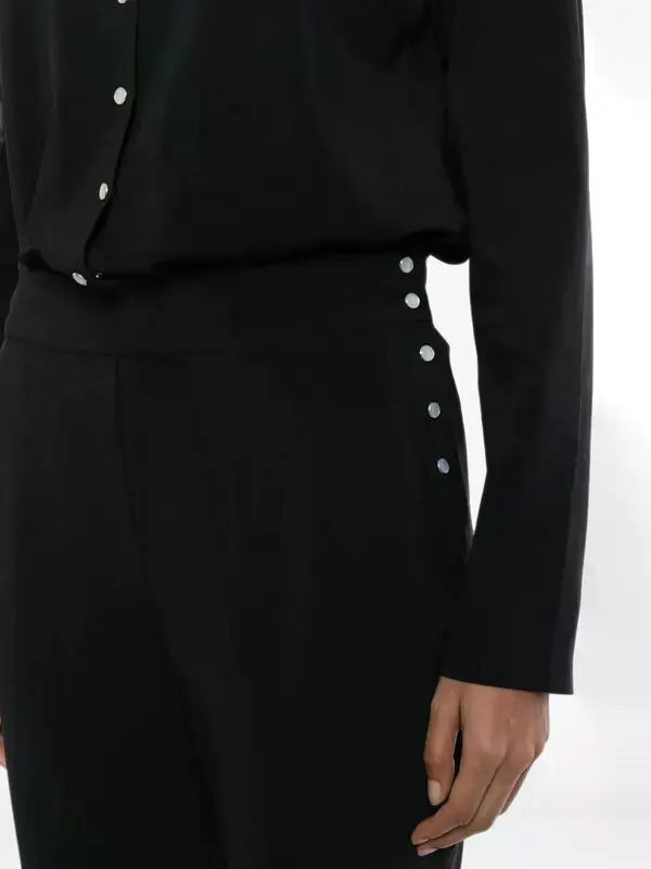 AGNES B. High-waisted Straight-leg Trousers