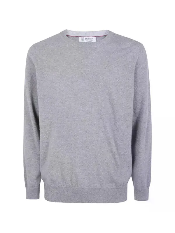 Brunello Cucinelli Cashmere Crew-neck Sweater - Grey
