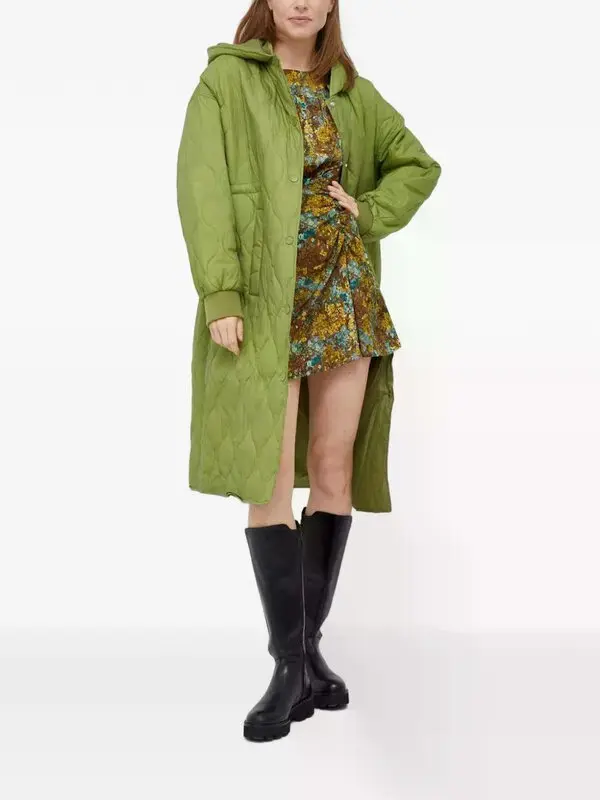 Sisley Floral-print Long-sleeve Mini Dress