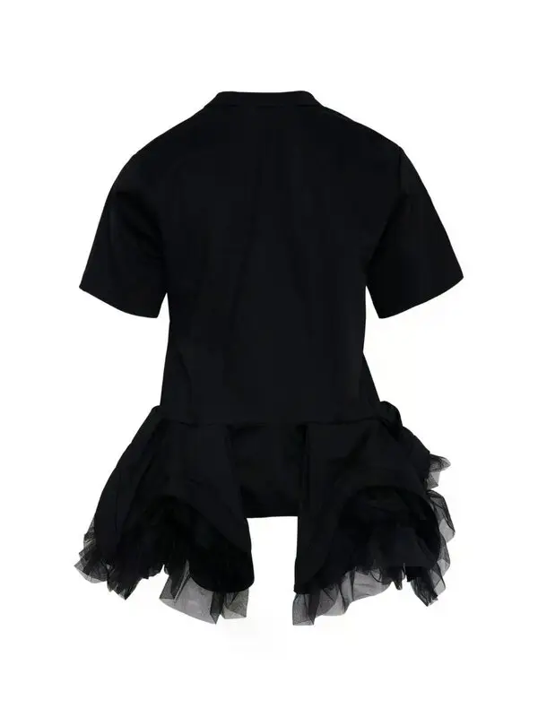 Noir Kei Ninomiya Ruffled Peplum T-shirt