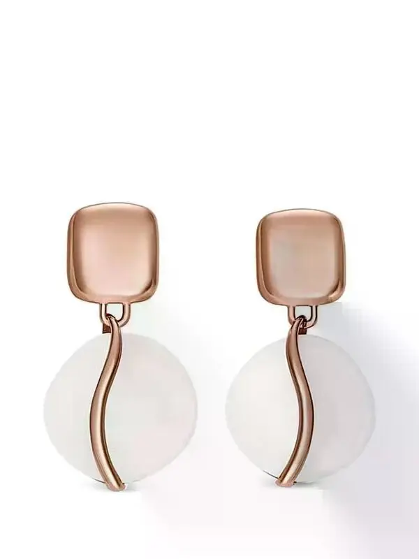 Skagen Geometric Drop Earrings