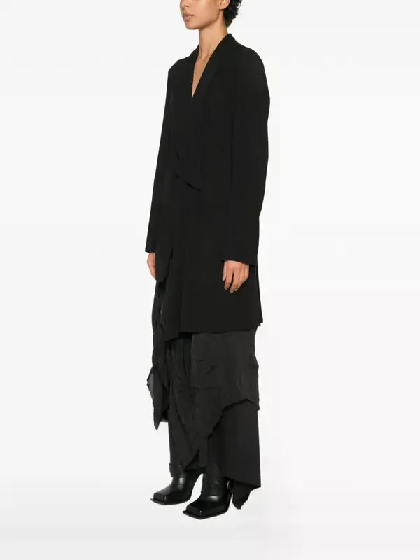 Yohji Yamamoto Asymmetric-hem Blazer