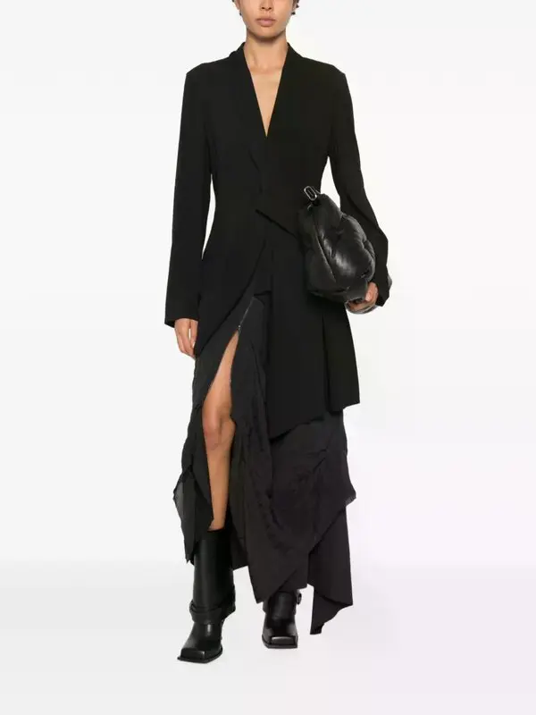 Yohji Yamamoto Asymmetric-hem Blazer