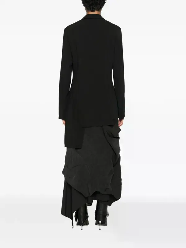 Yohji Yamamoto Asymmetric-hem Blazer