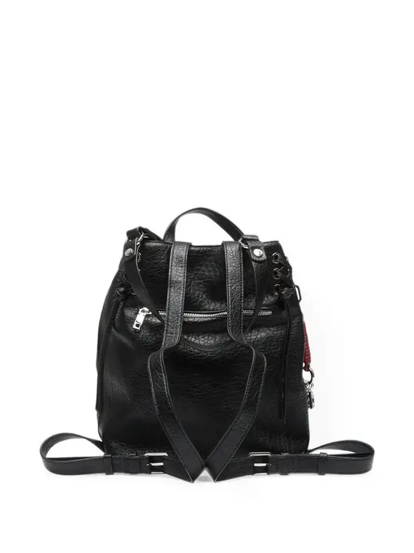 Desigual Logo-embossed Lace-up Backpack