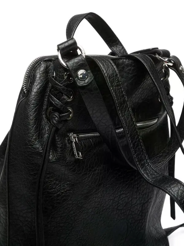 Desigual Logo-embossed Lace-up Backpack