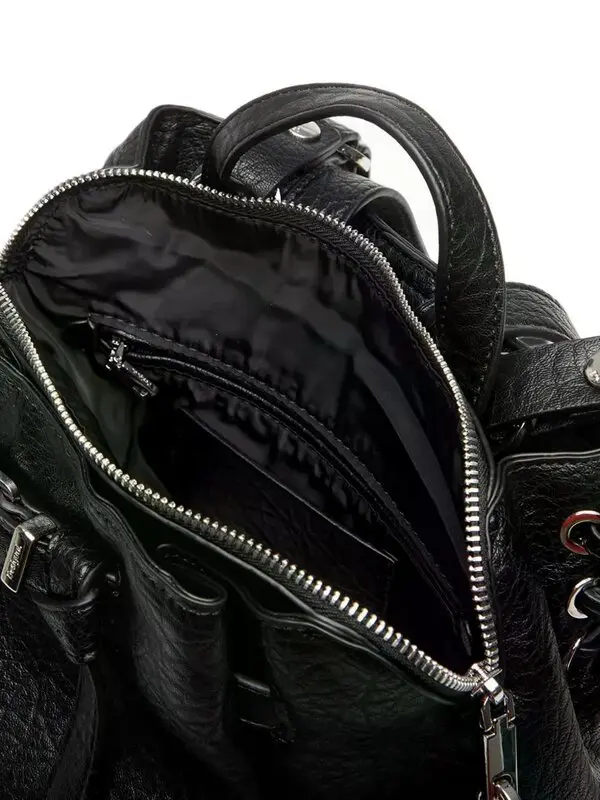 Desigual Logo-embossed Lace-up Backpack