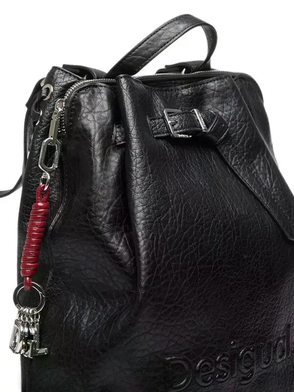 Desigual Logo-embossed Lace-up Backpack