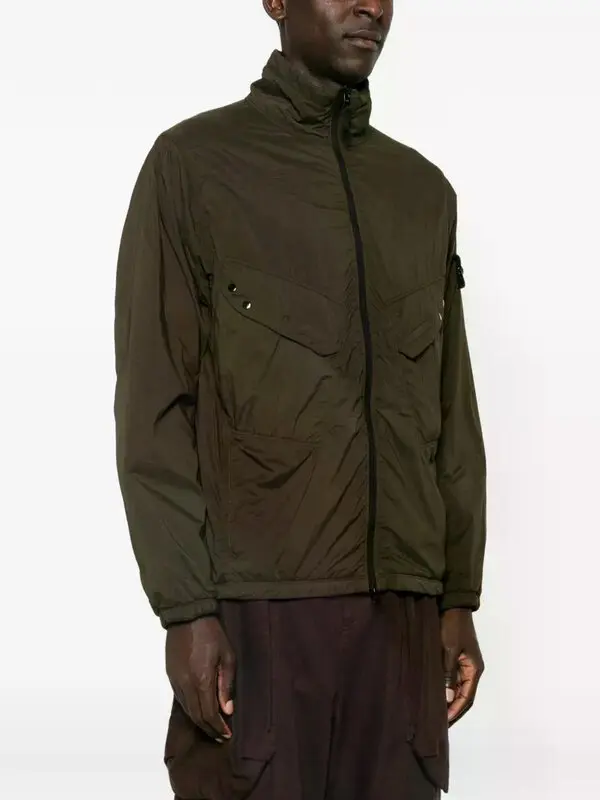 Stone Island Logo-patch Zip-up Jacket