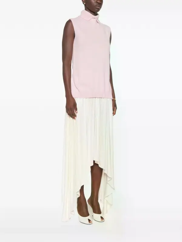 JIL SANDER High-neck Split-collar Gilet
