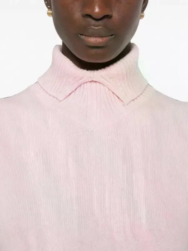 JIL SANDER High-neck Split-collar Gilet - Pink