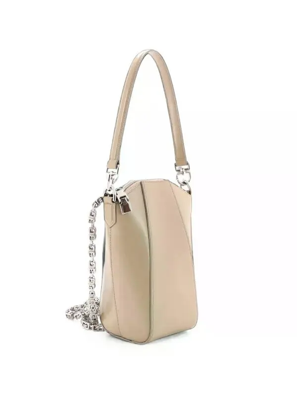 Givenchy Vertical Antigona Leather Mini Crossbody Bag - Neutrals