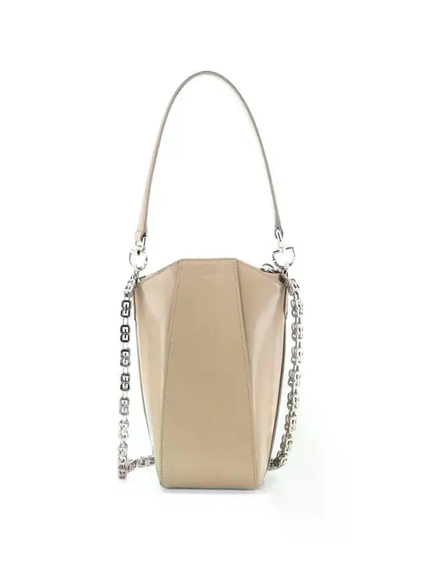 Givenchy Vertical Antigona Leather Mini Crossbody Bag - Neutrals