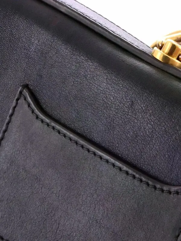 Chloé Nile Leather Mini Crossbody Bag - Black