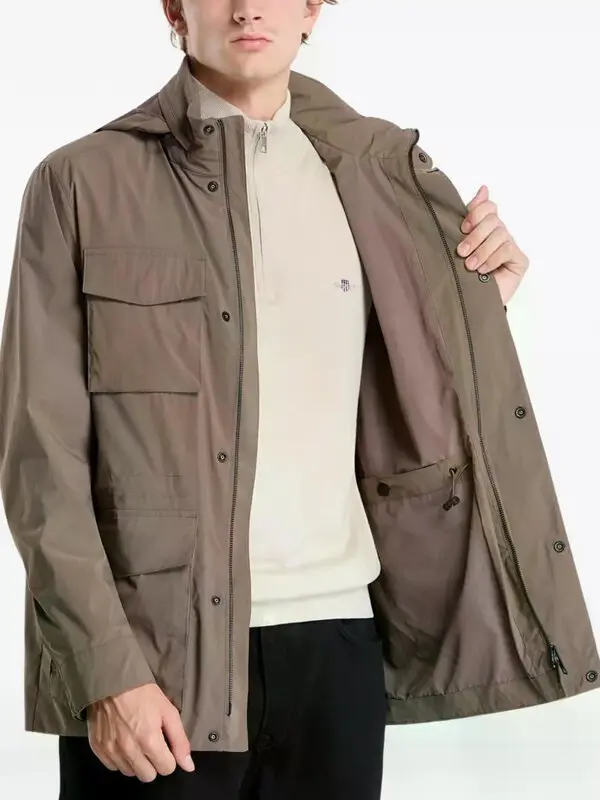 Gant Multi-pocket Hooded Utility Jacket