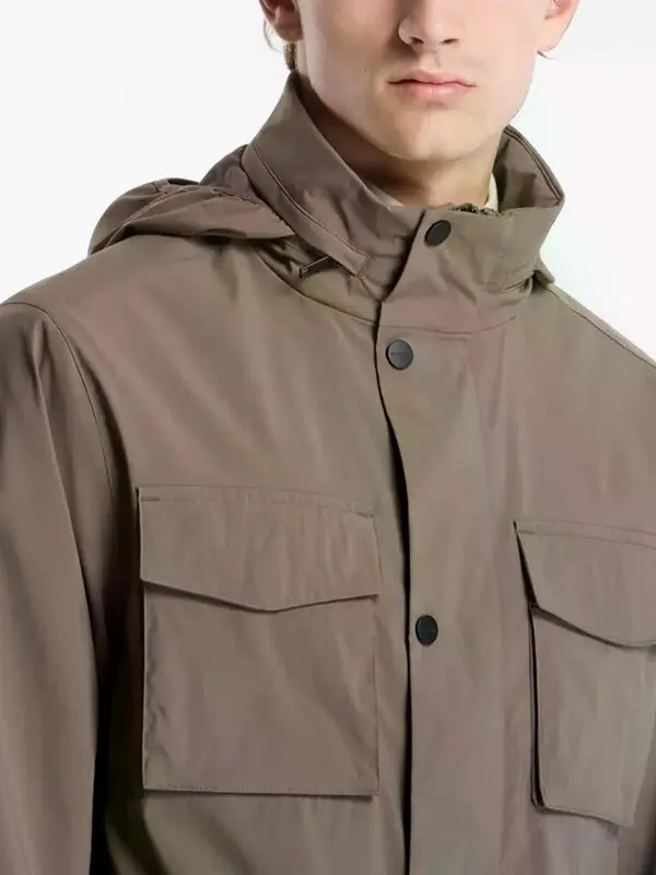 Gant Multi-pocket Hooded Utility Jacket