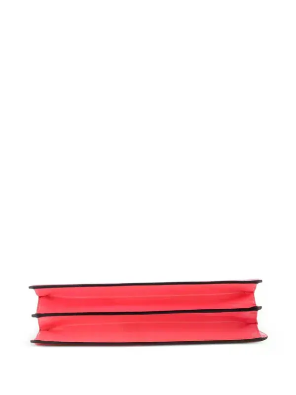 Fendi Peekaboo Cut Bag Leather Medium Shoulder Bag - Pink