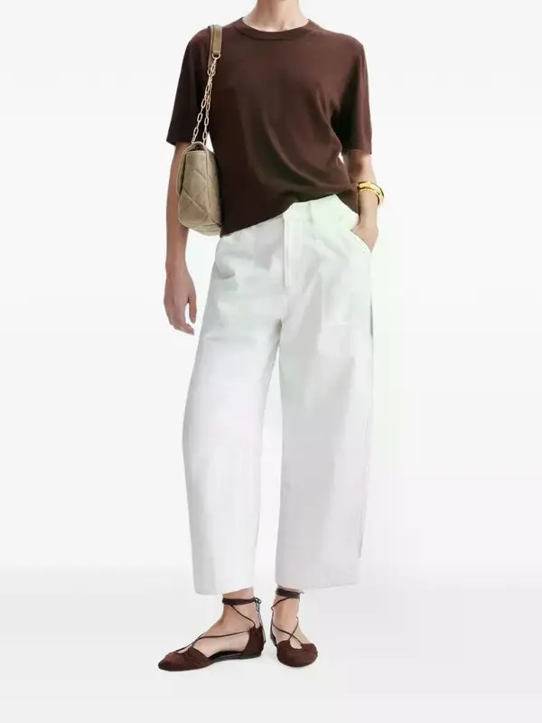 Vanessa Bruno Short-sleeve Merino-wool Sweater