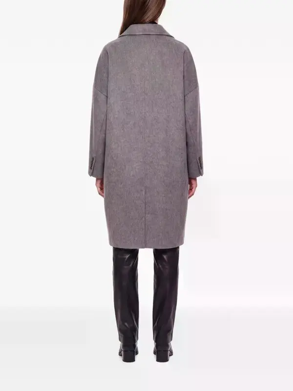 Brunello Cucinelli Double-breasted Drop-shoulder Cashmere Coat